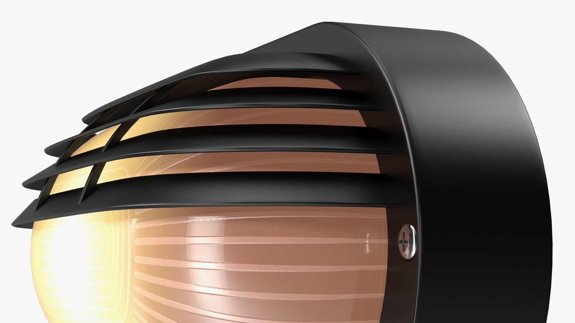 3D Bulkhead Wall Light Switched On - TurboSquid 1978391