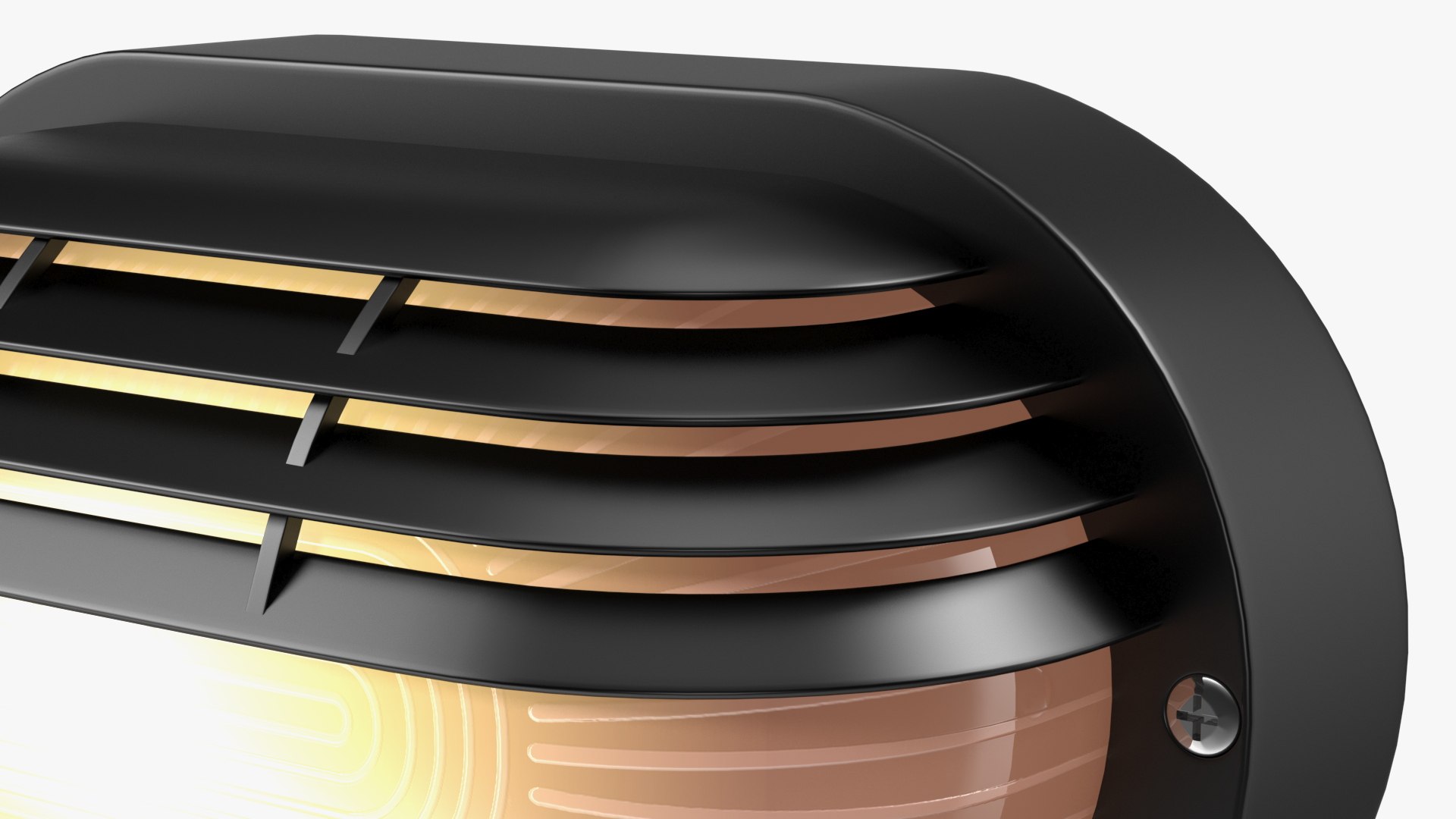 3D Bulkhead Wall Light Switched On - TurboSquid 1978391