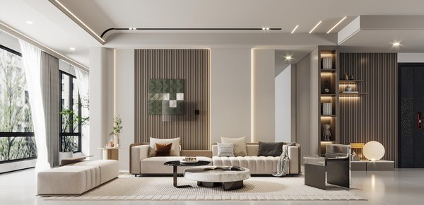 Modern living room 3D model - TurboSquid 2016233