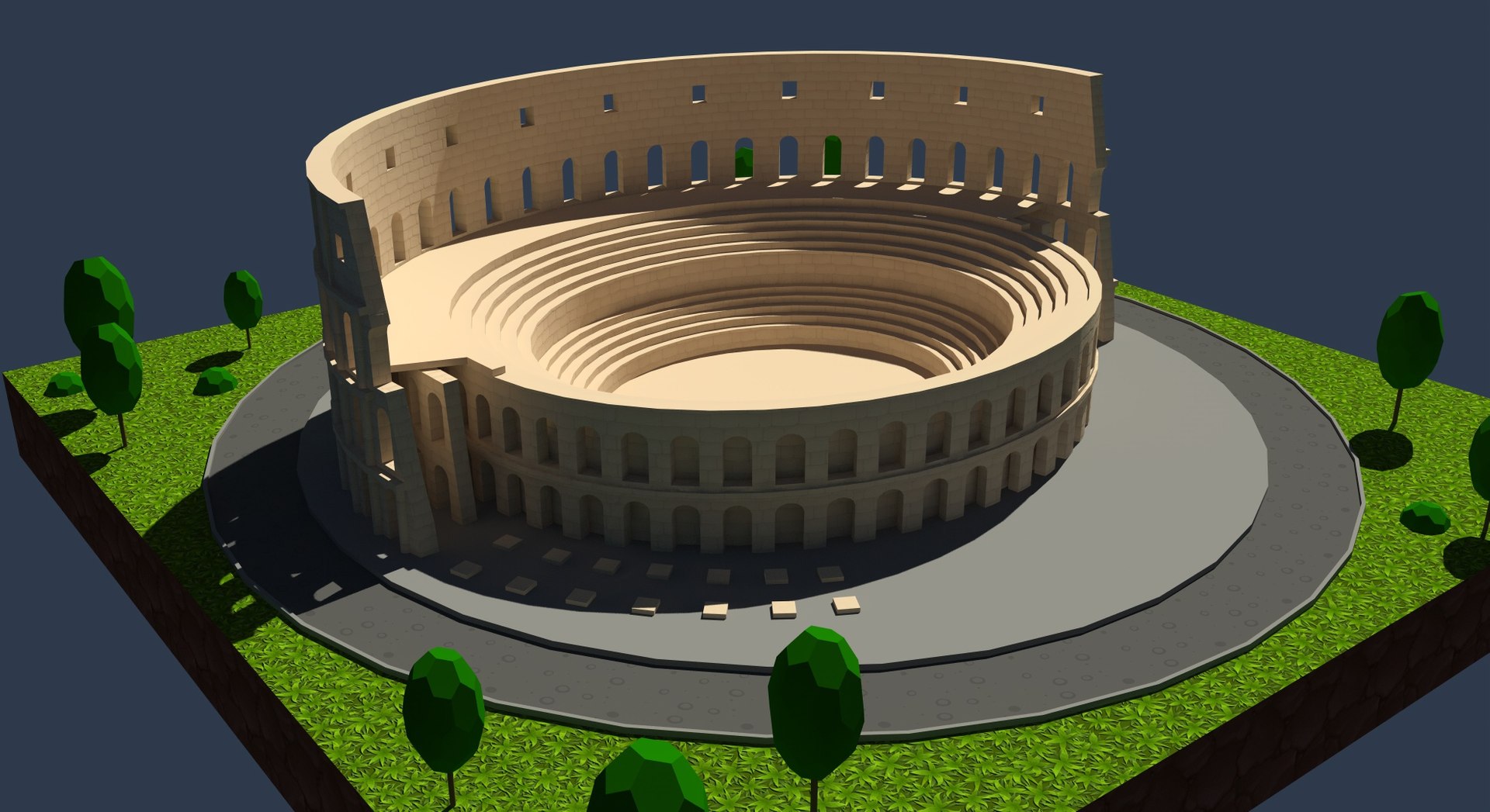 Cartoons Monuments Collection model - TurboSquid 2032141