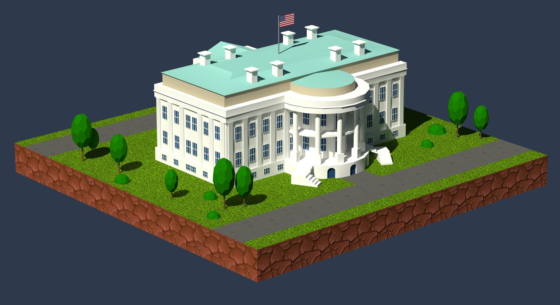 Cartoons Monuments Collection model - TurboSquid 2032141