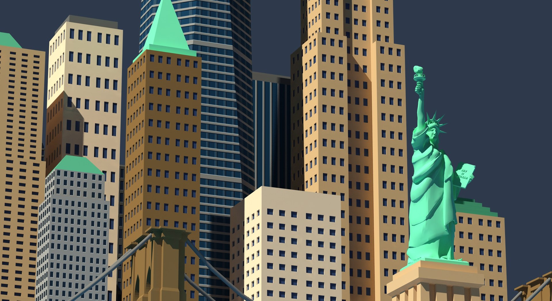 Cartoons Monuments Collection model - TurboSquid 2032141