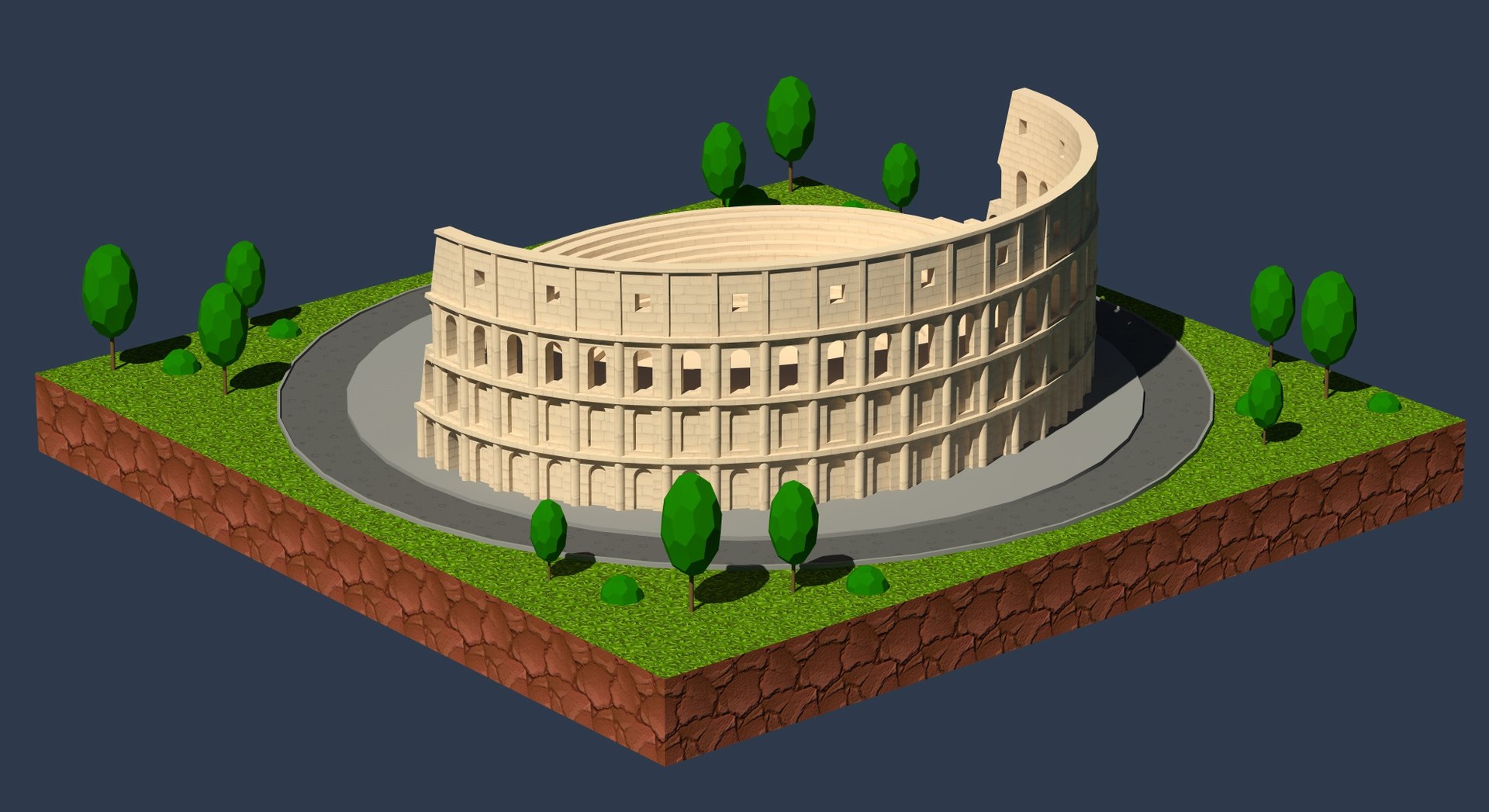 Cartoons Monuments Collection model - TurboSquid 2032141