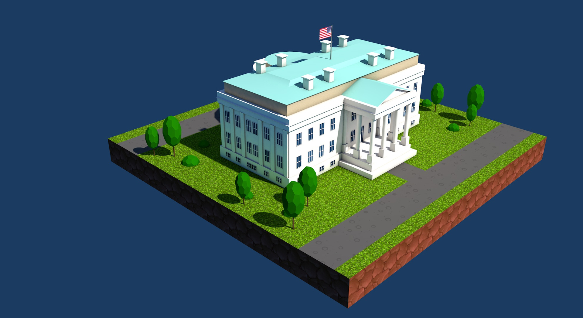 modelo 3d Cartoons Monuments Collection - TurboSquid 2032141