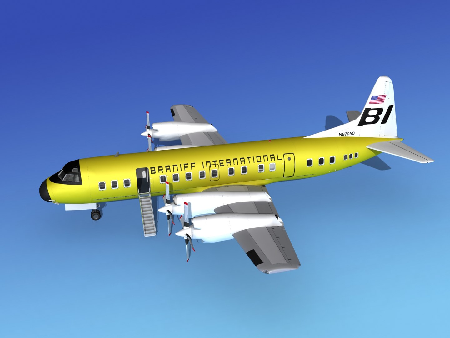 Propellers Electra Lockheed 3ds