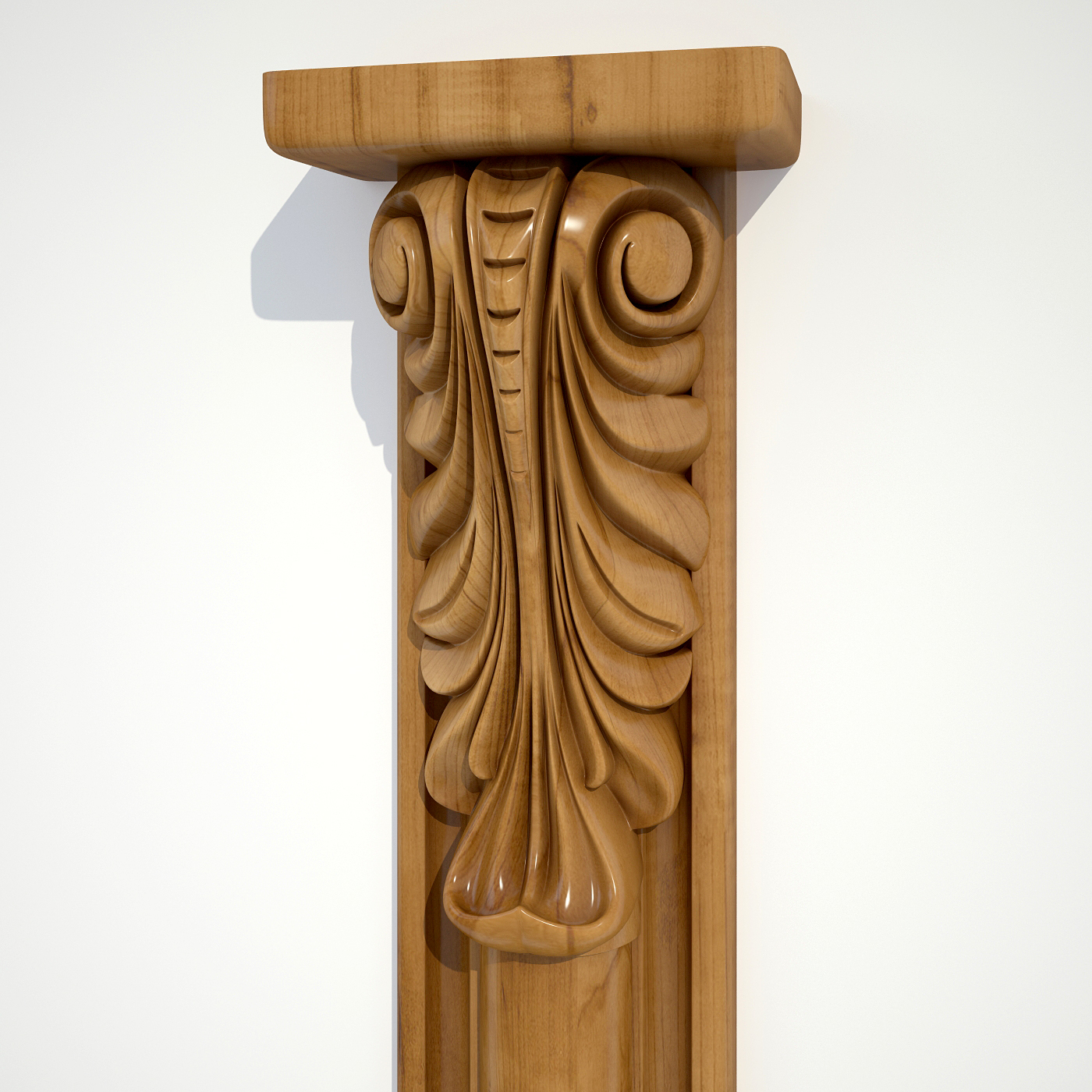 3dsmax wooden column classical furniture