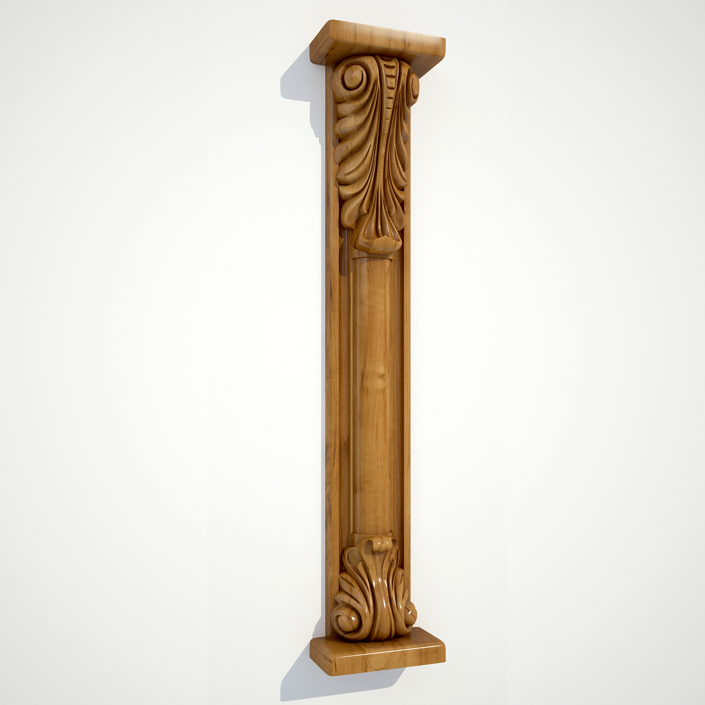 3dsmax wooden column classical furniture