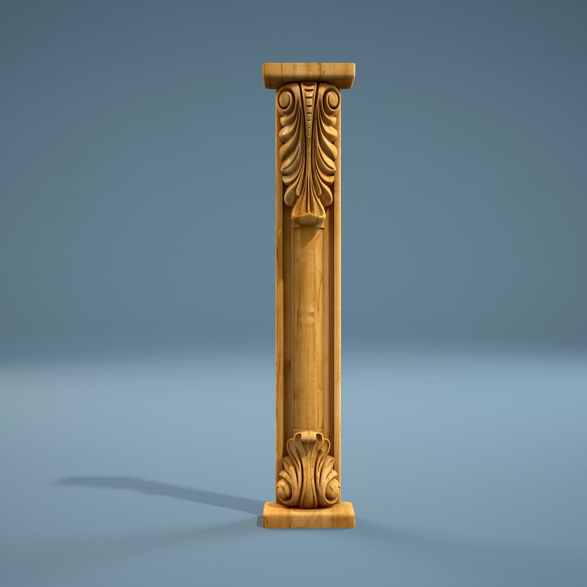 3dsmax wooden column classical furniture