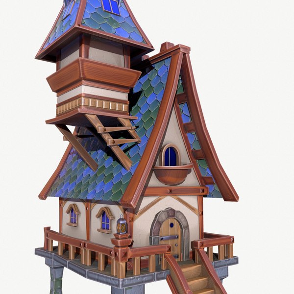 3D Stylized toon building-1 model - TurboSquid 1947566