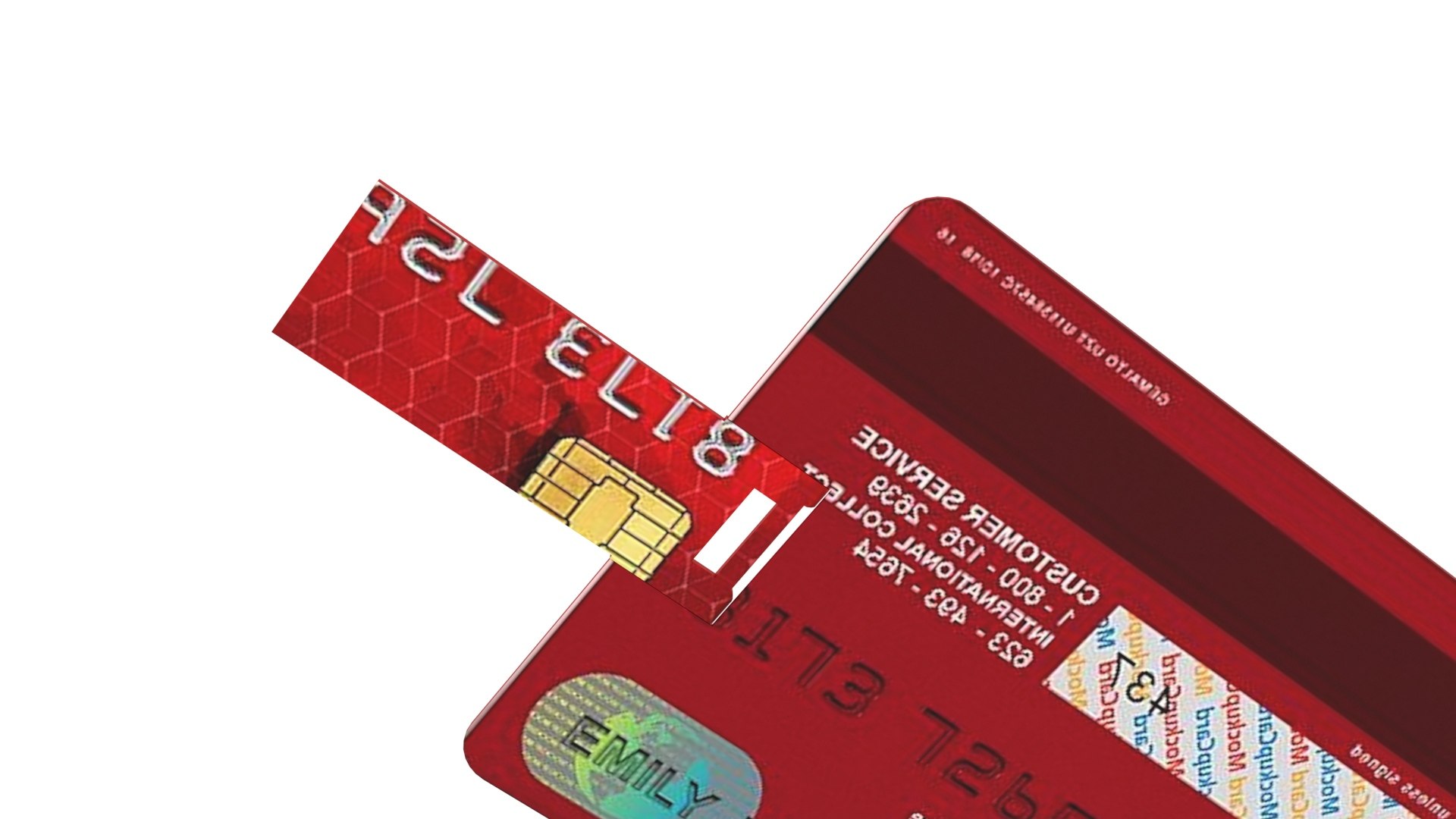 Credit card usb 3D model - TurboSquid 1680848