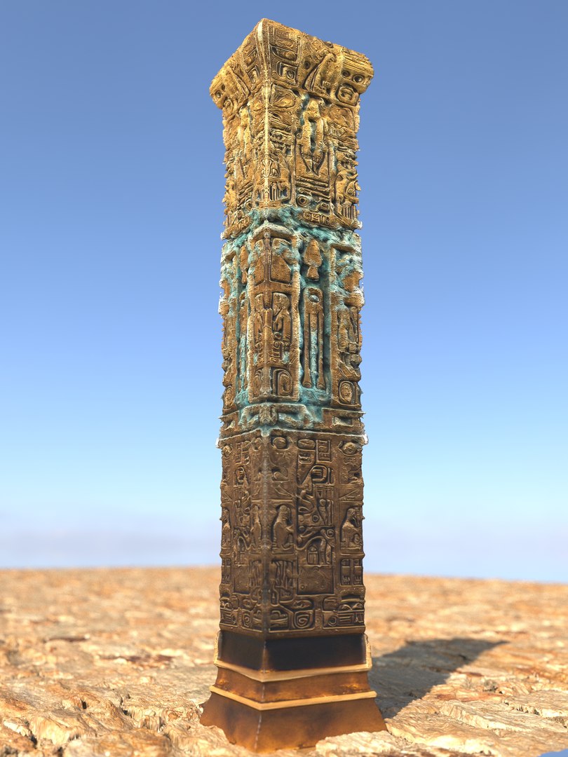 3D Egyptian Pillars Pack Model - TurboSquid 2193493