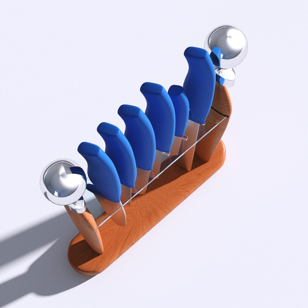 Knife Holder 3D Model - TurboSquid 1449819