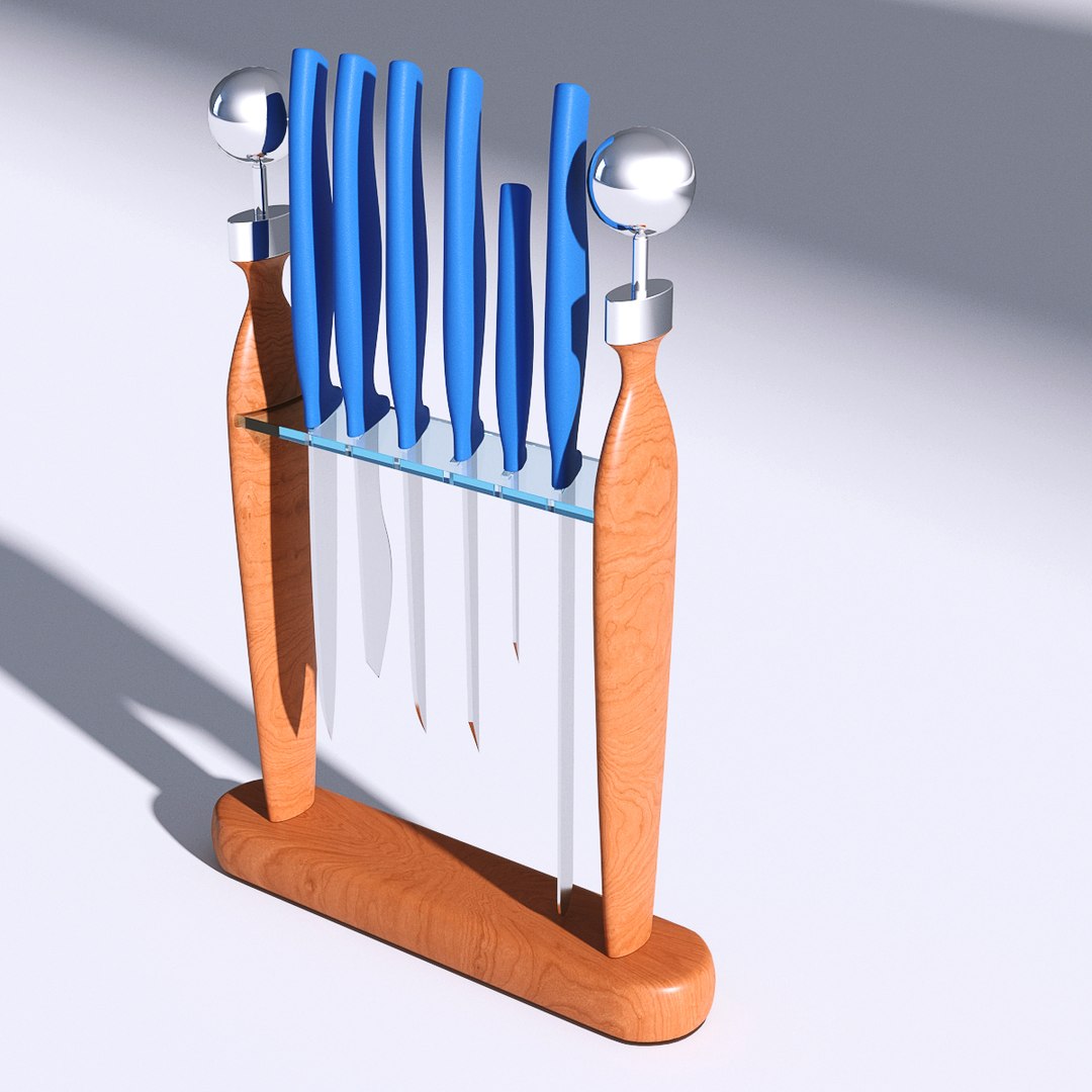 Knife Holder 3D Model - TurboSquid 1449819