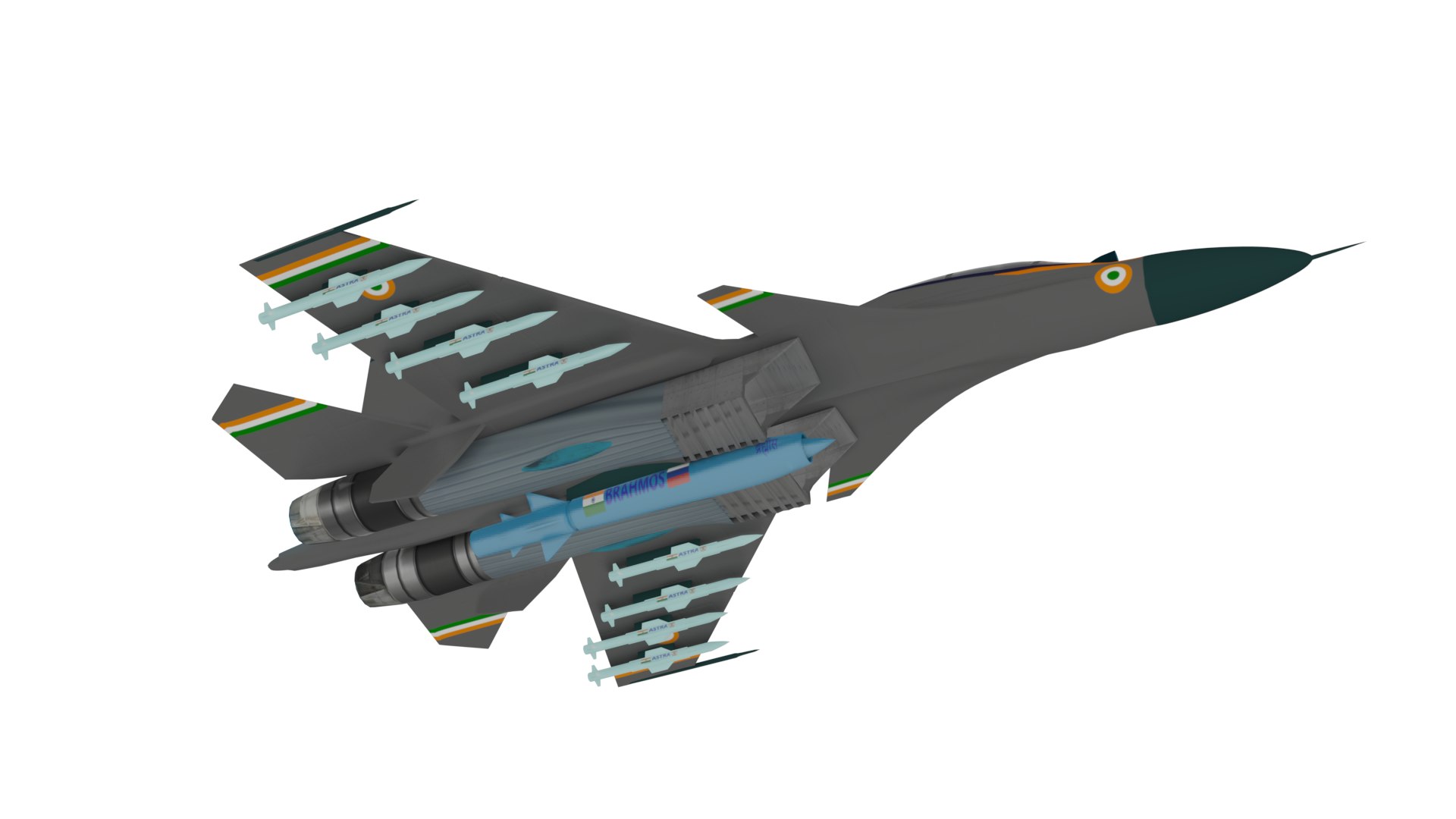 Sukhoi Su-30 3D Model - TurboSquid 1449486