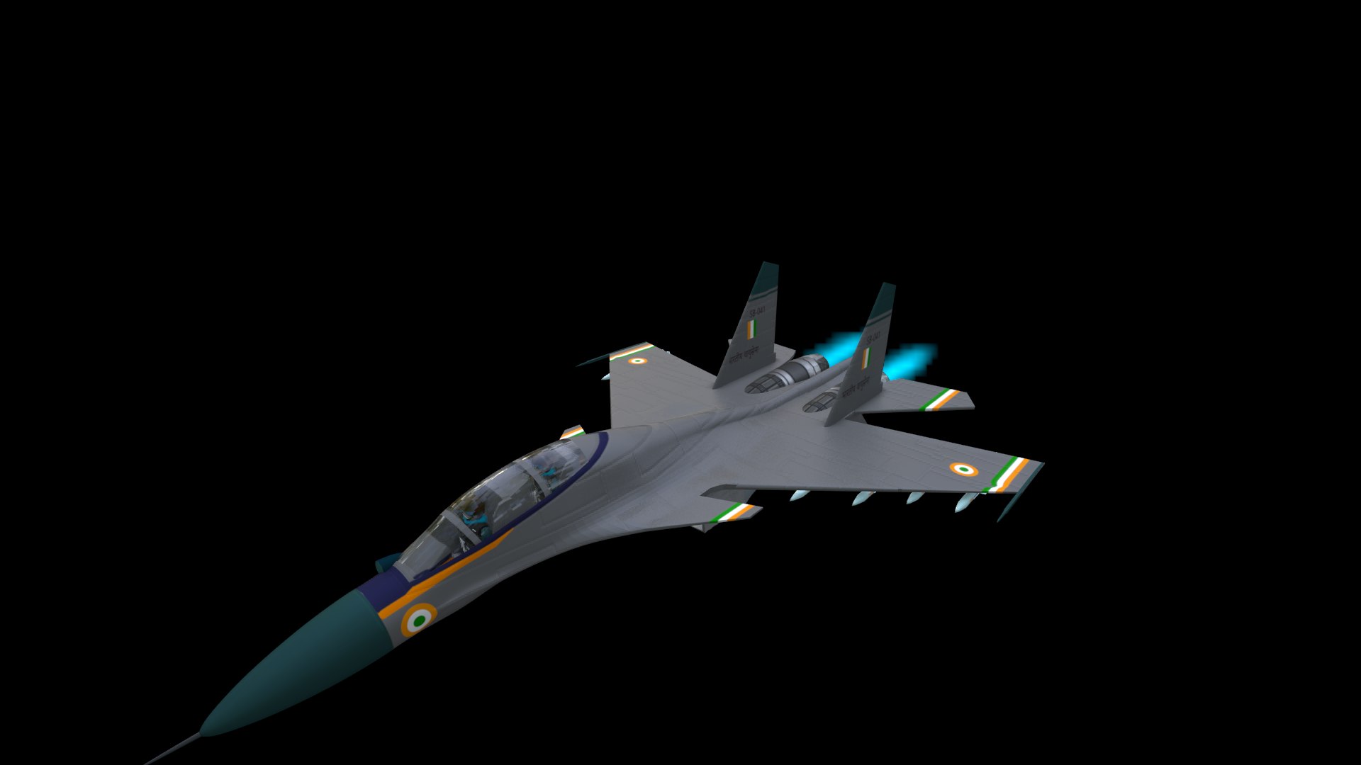 Sukhoi Su-30 3D Model - TurboSquid 1449486