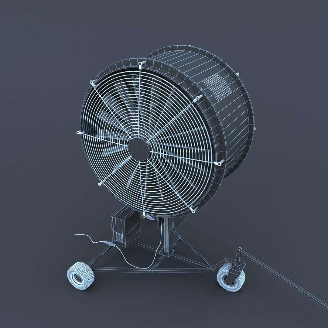 Turf Fan 3D Model - TurboSquid 1700106