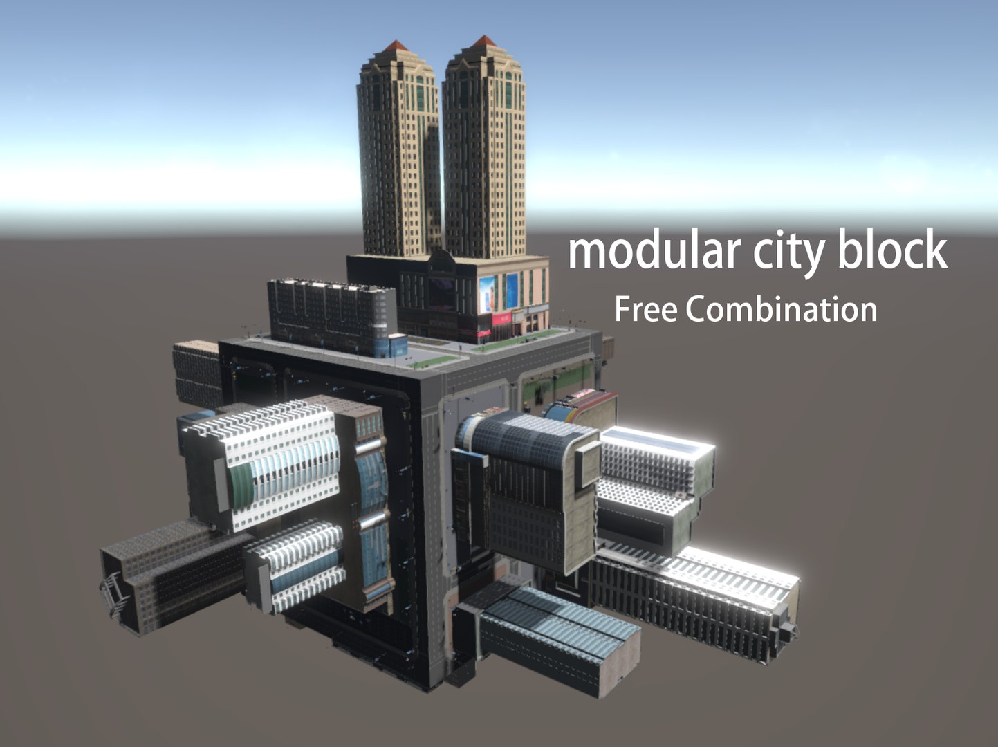 Modular City Pack Vol1 Model - TurboSquid 1452566