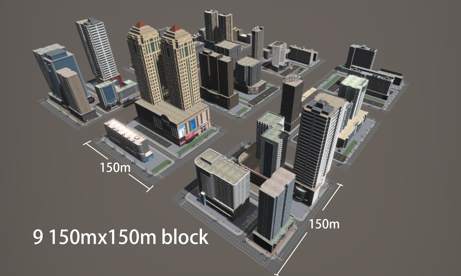 Modular City Pack Vol1 Model - TurboSquid 1452566