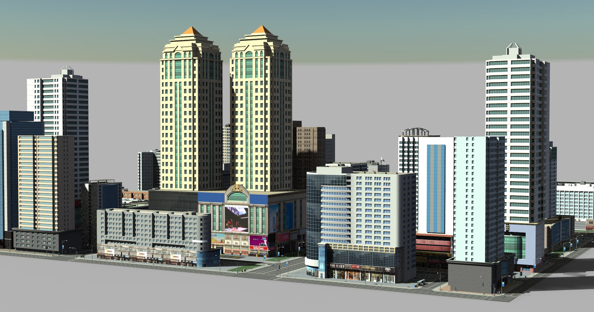 Modular City Pack Vol1 Model - TurboSquid 1452566