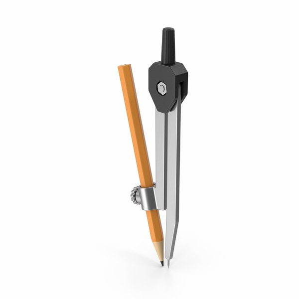 Drawing Compass With Pencil 3D - TurboSquid 1953348