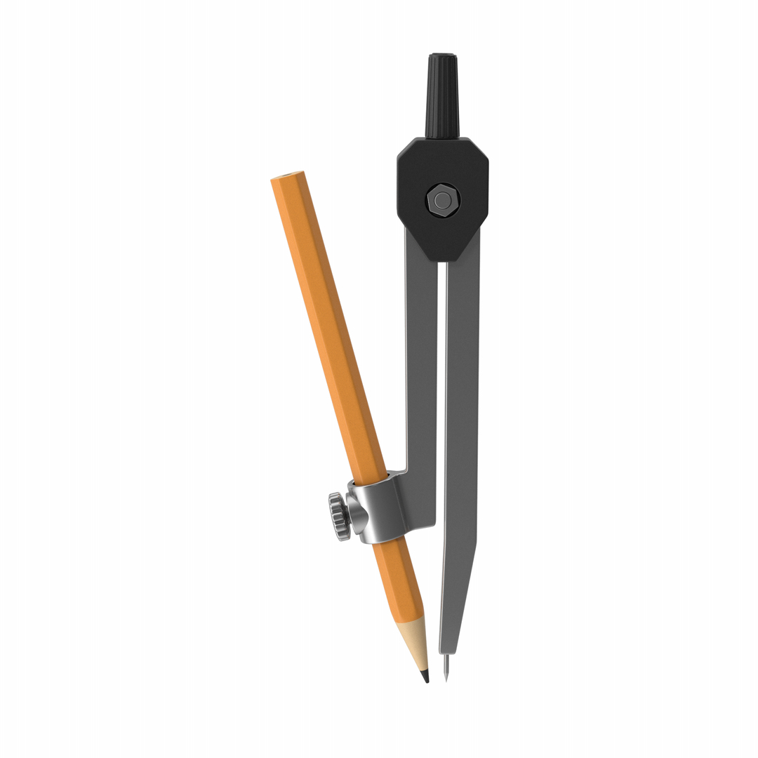 Drawing Compass With Pencil 3D - TurboSquid 1953348