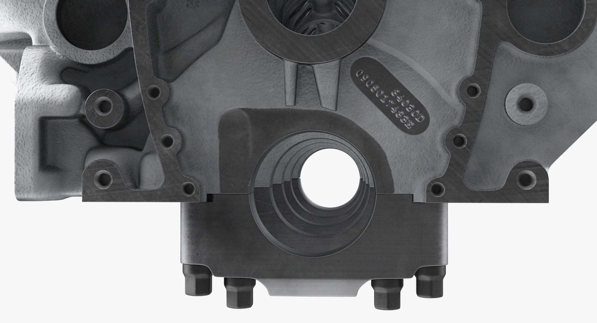 3D engine block piston - TurboSquid 1350283