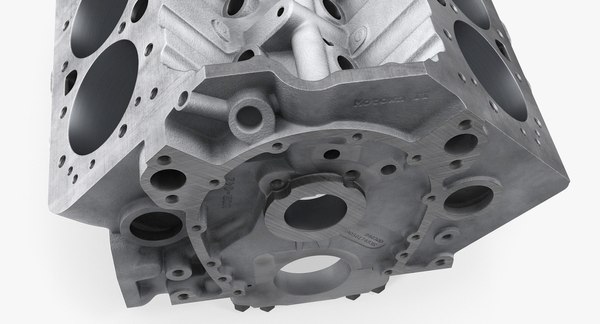 3D engine block piston - TurboSquid 1350283