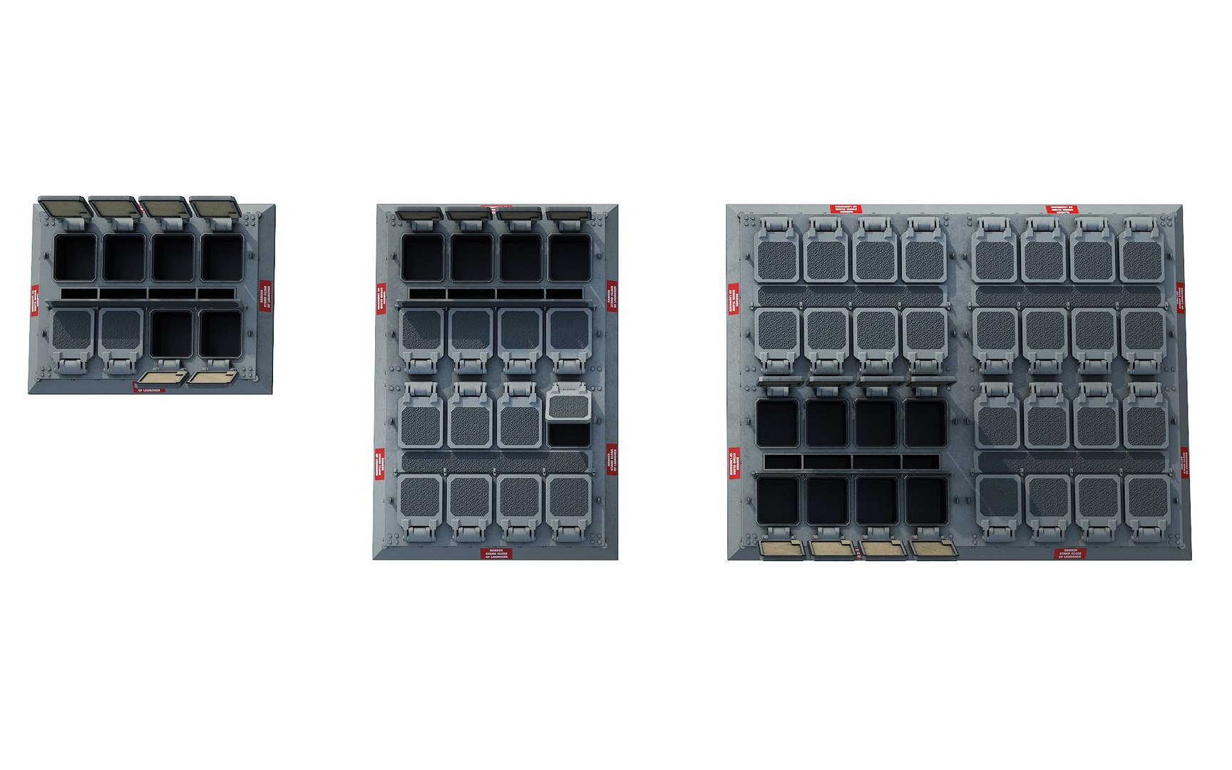 Mark 41 Vertical Launching System BGM 109 Tomahawk 3D Model ...