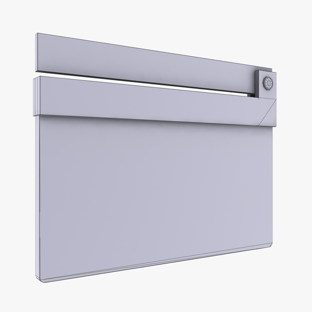 3d Model Clapper Board