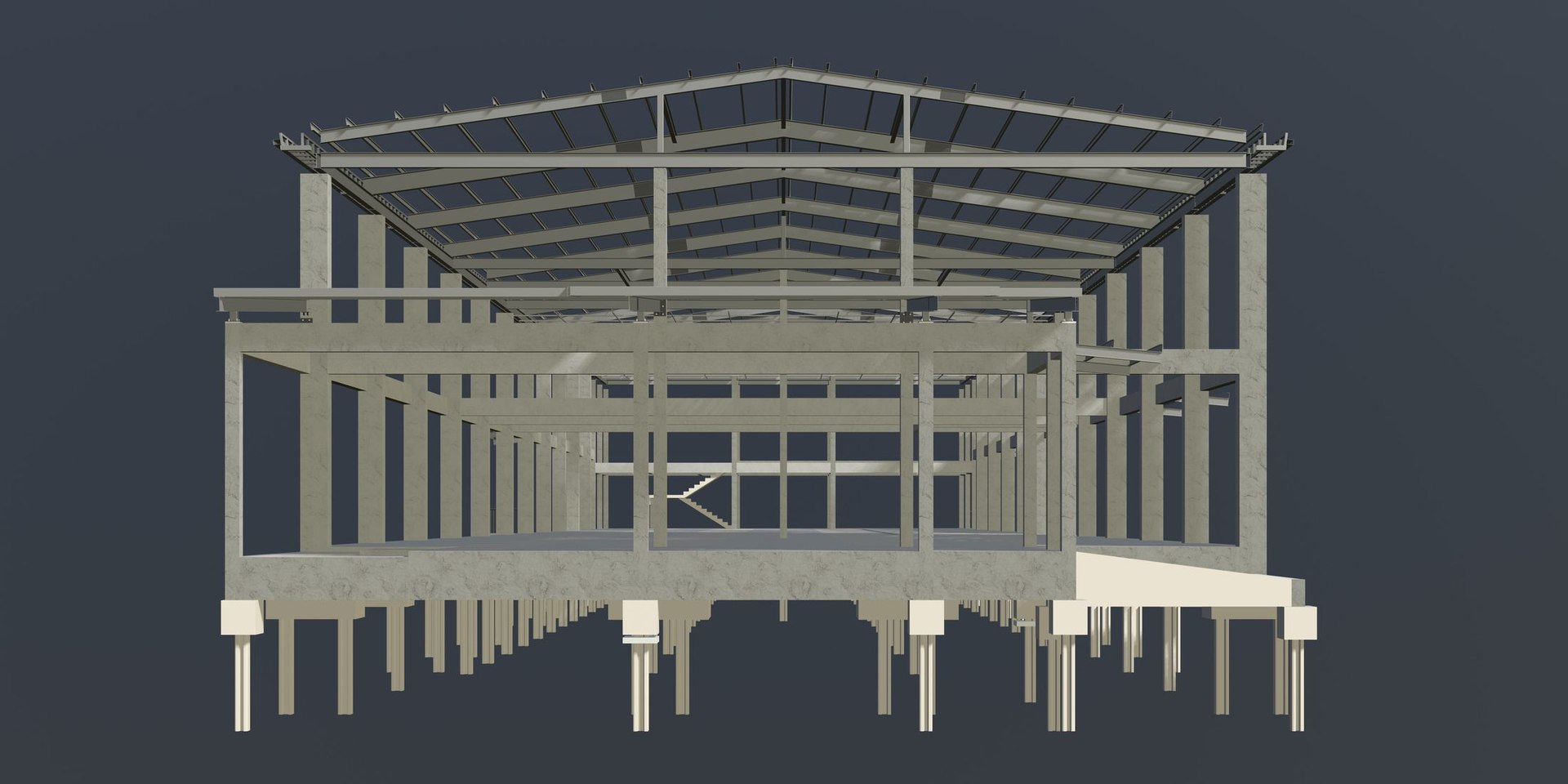 Warehouse Structure 23-39 3D Model - TurboSquid 2091659
