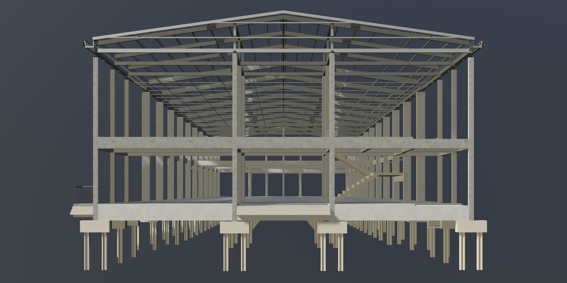 Warehouse Structure 23-39 3D Model - TurboSquid 2091659