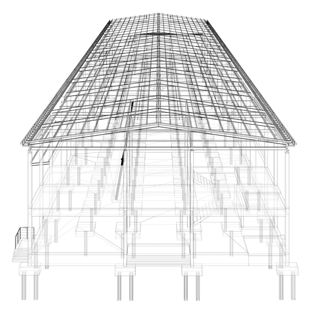 Warehouse Structure 23-39 3D Model - TurboSquid 2091659