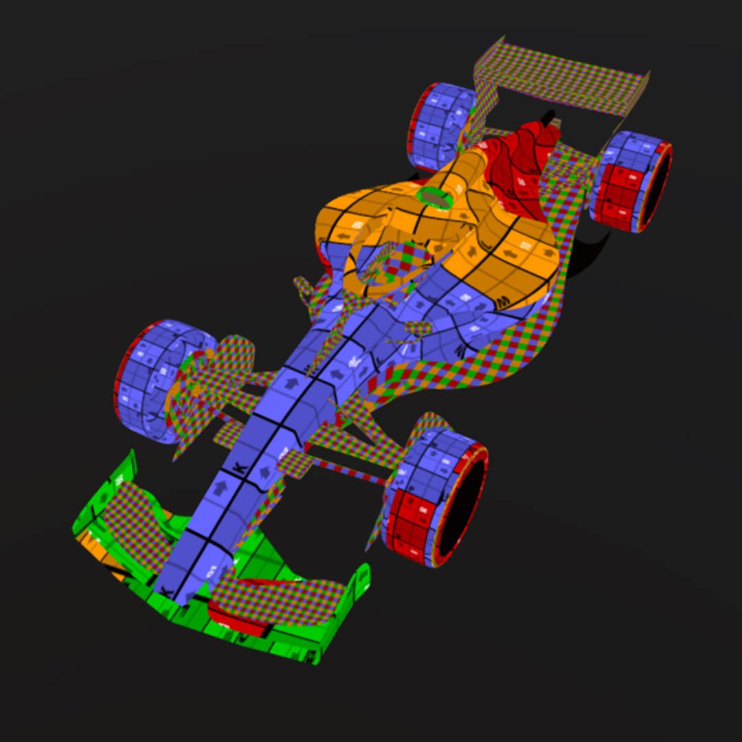 Formula 1 2024 Concept Car 3D Model - TurboSquid 2341156