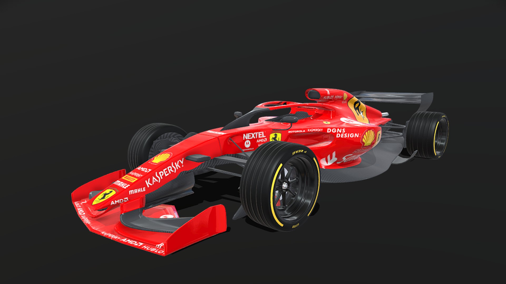 Formula 1 2024 Concept Car 3D Model - TurboSquid 2341156