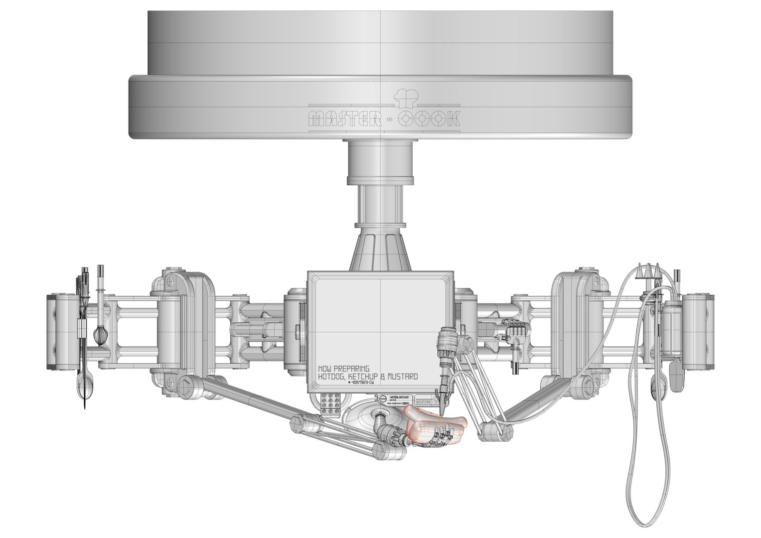 Master-cook Automated Chef 3D Model - TurboSquid 1744583