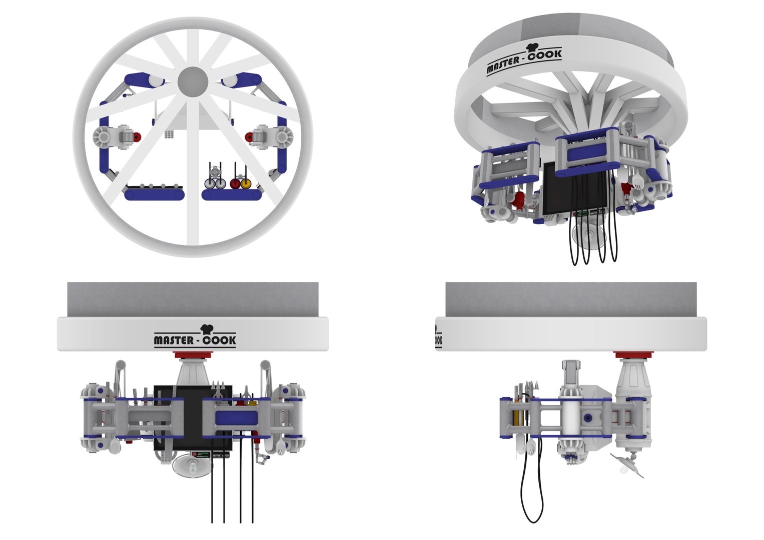 Master-cook Automated Chef 3D Model - TurboSquid 1744583