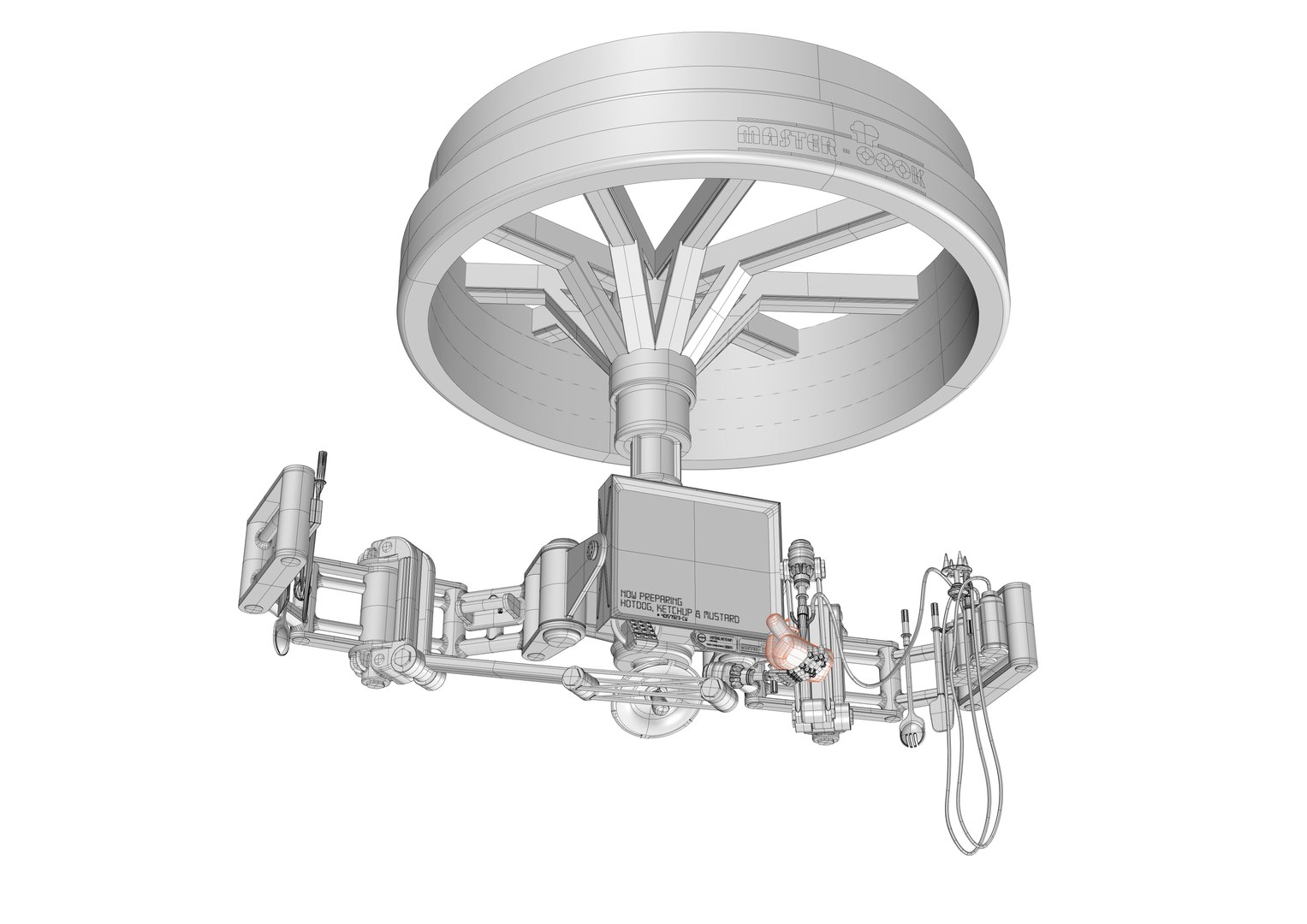 Master-cook Automated Chef 3D Model - TurboSquid 1744583