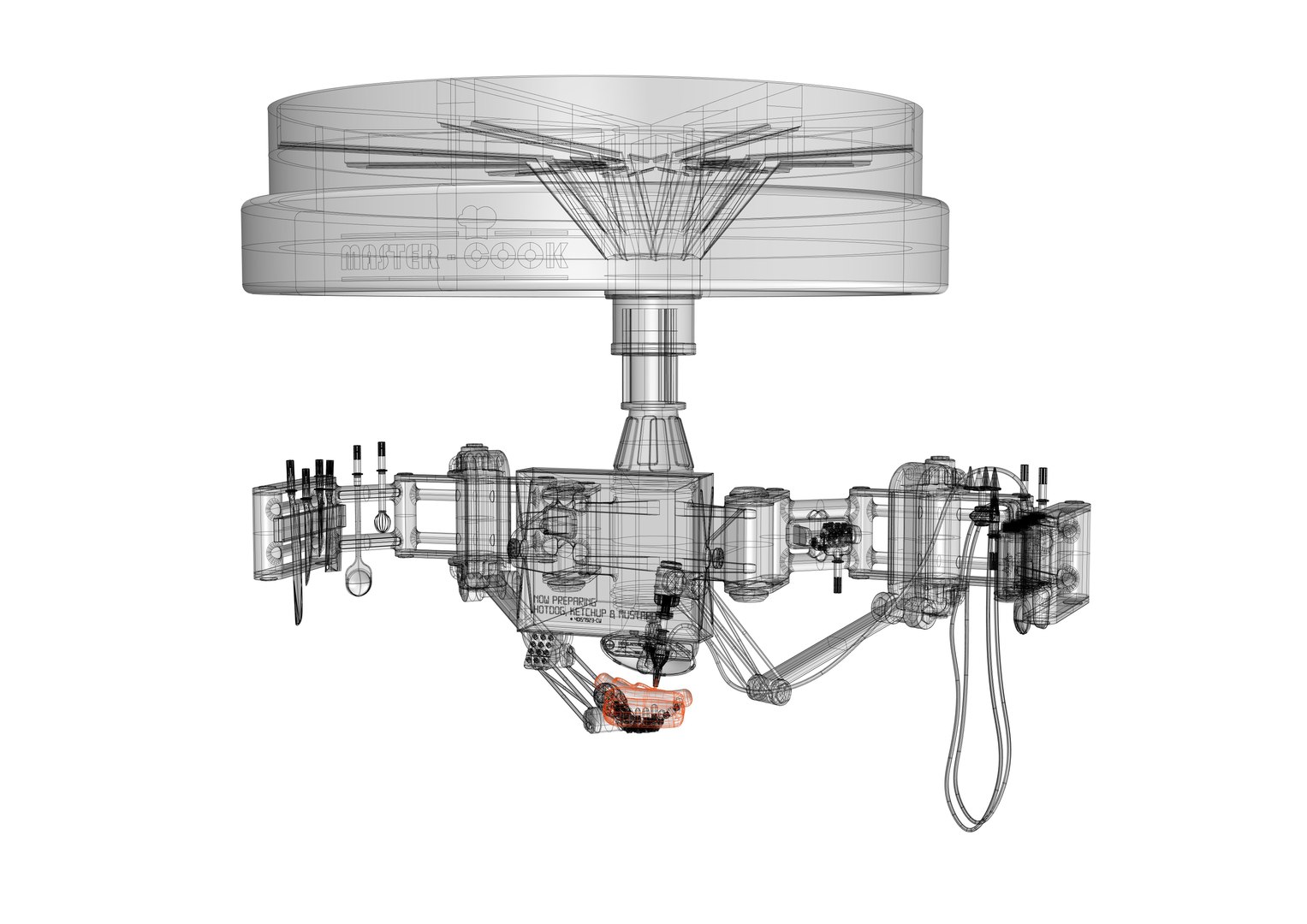 Master-cook Automated Chef 3D Model - TurboSquid 1744583