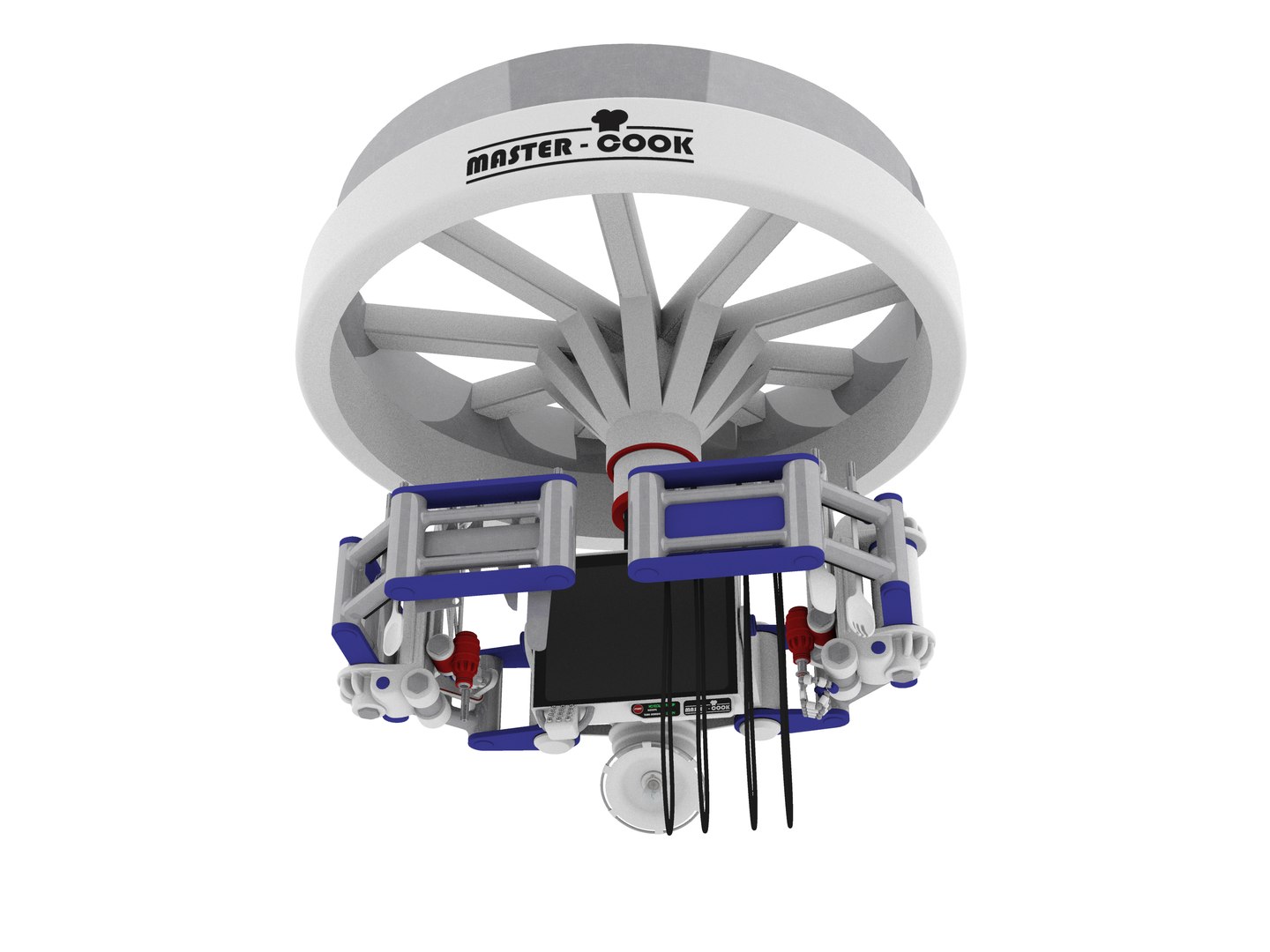 Master-cook Automated Chef 3D Model - TurboSquid 1744583