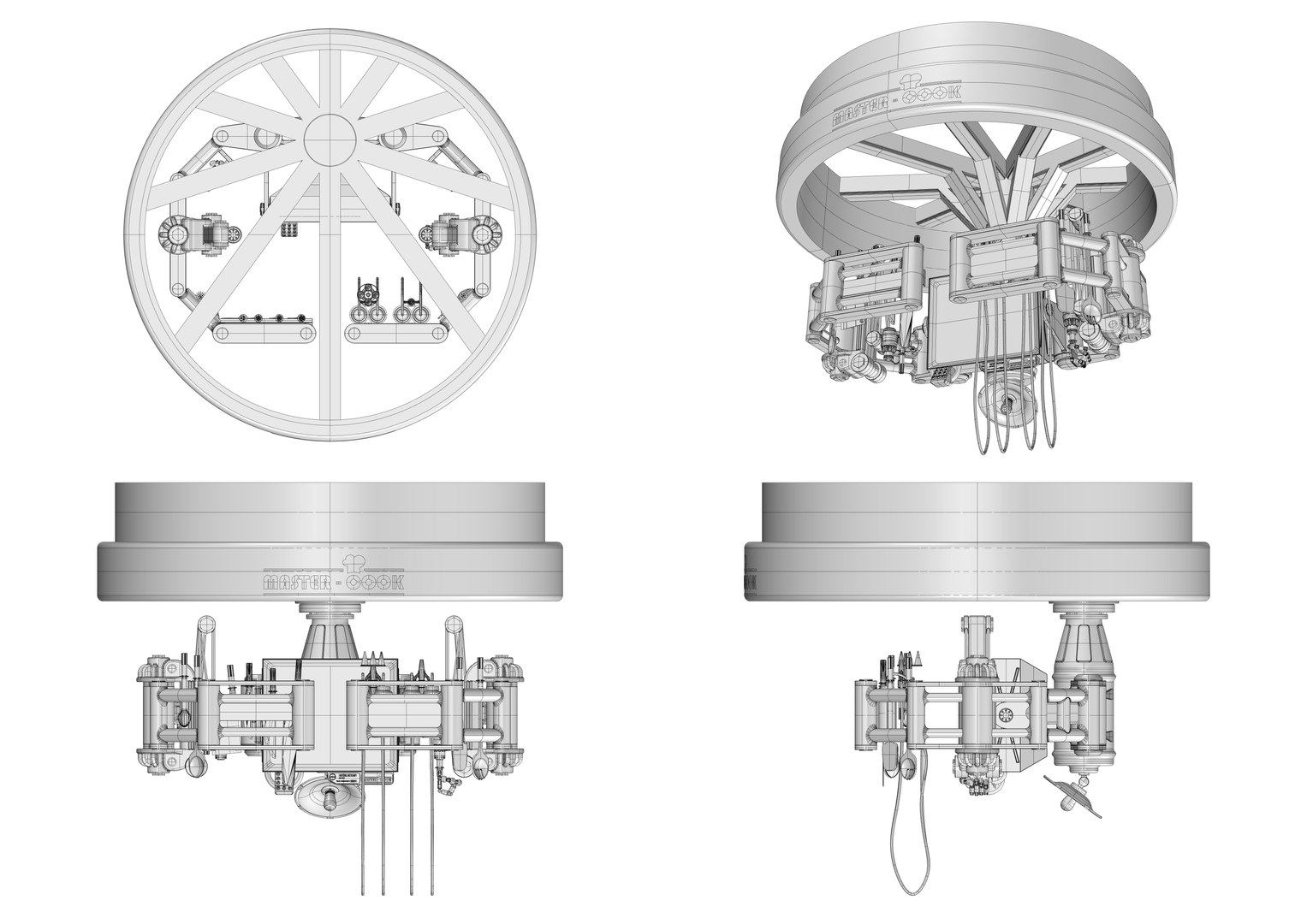 Master-cook Automated Chef 3D Model - TurboSquid 1744583
