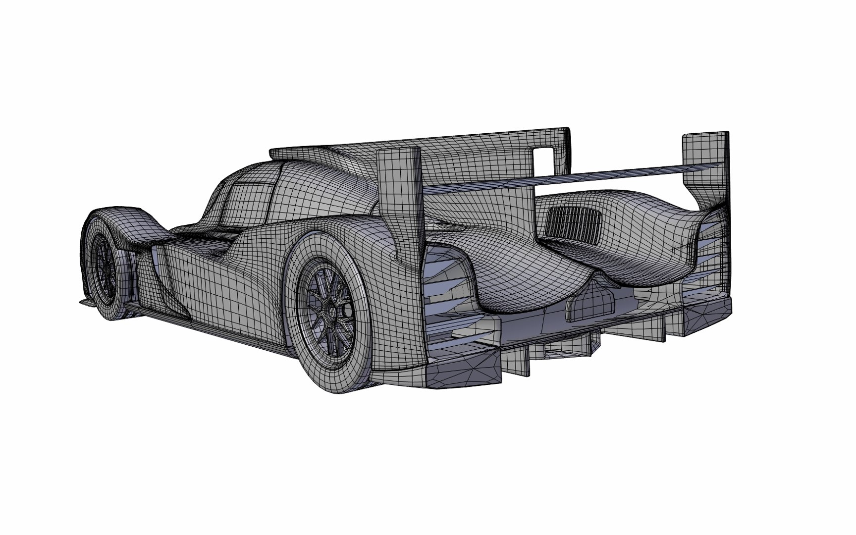 3d Model 2014 Le Mans Porsche
