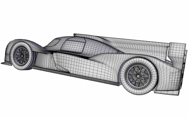 3d model 2014 le mans porsche