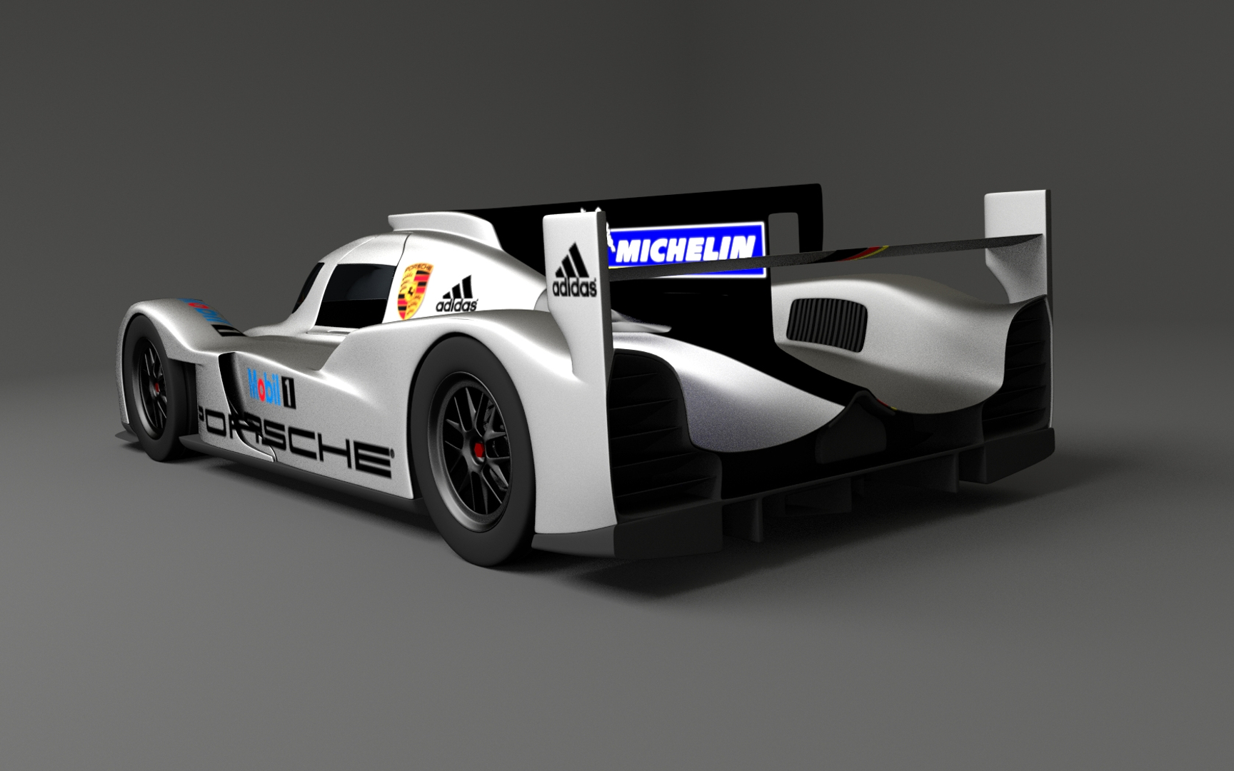 3d model 2014 le mans porsche