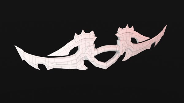 3D Double Bladed Sword - TurboSquid 1725815