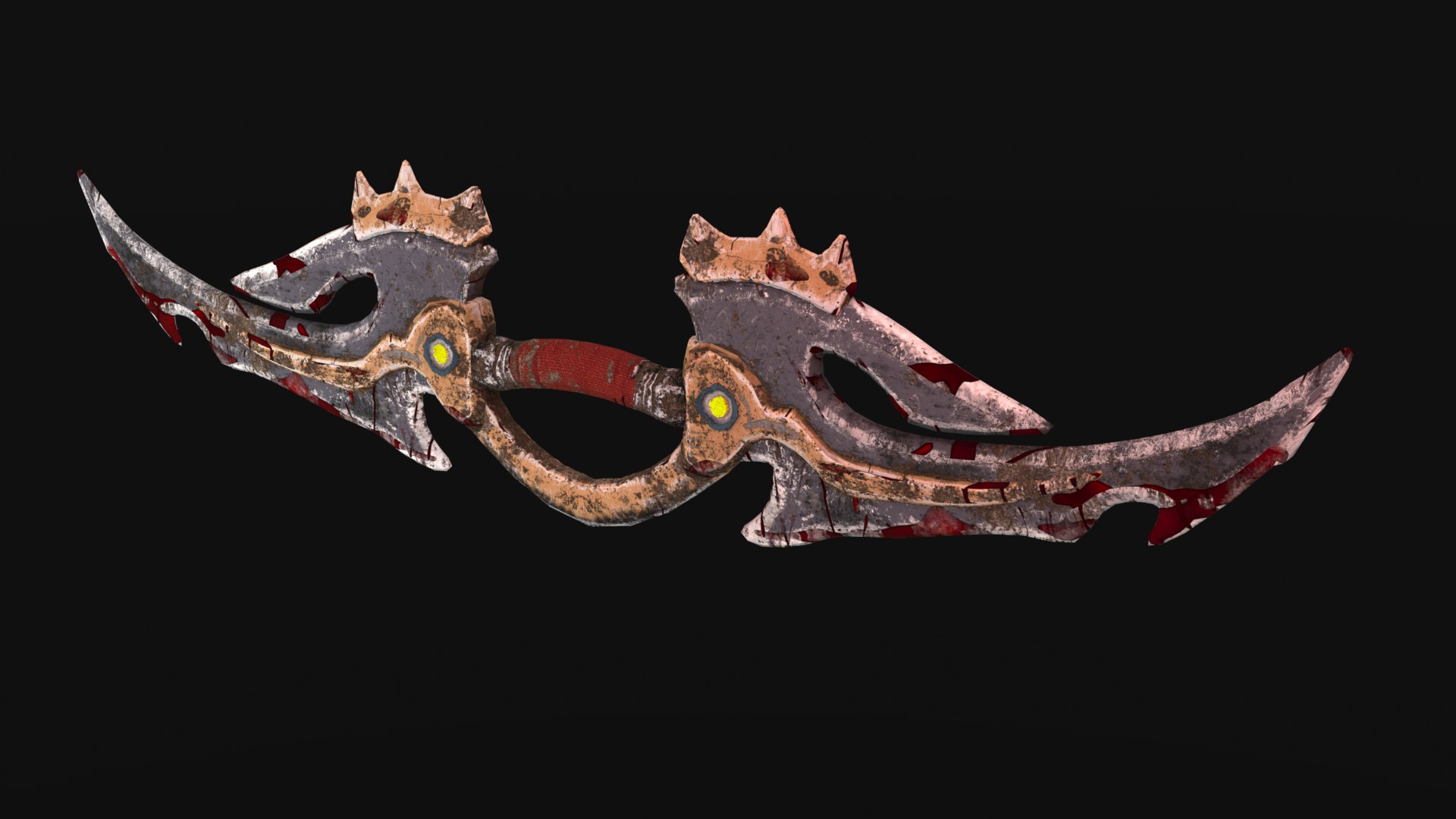 3D Double Bladed Sword - TurboSquid 1725815