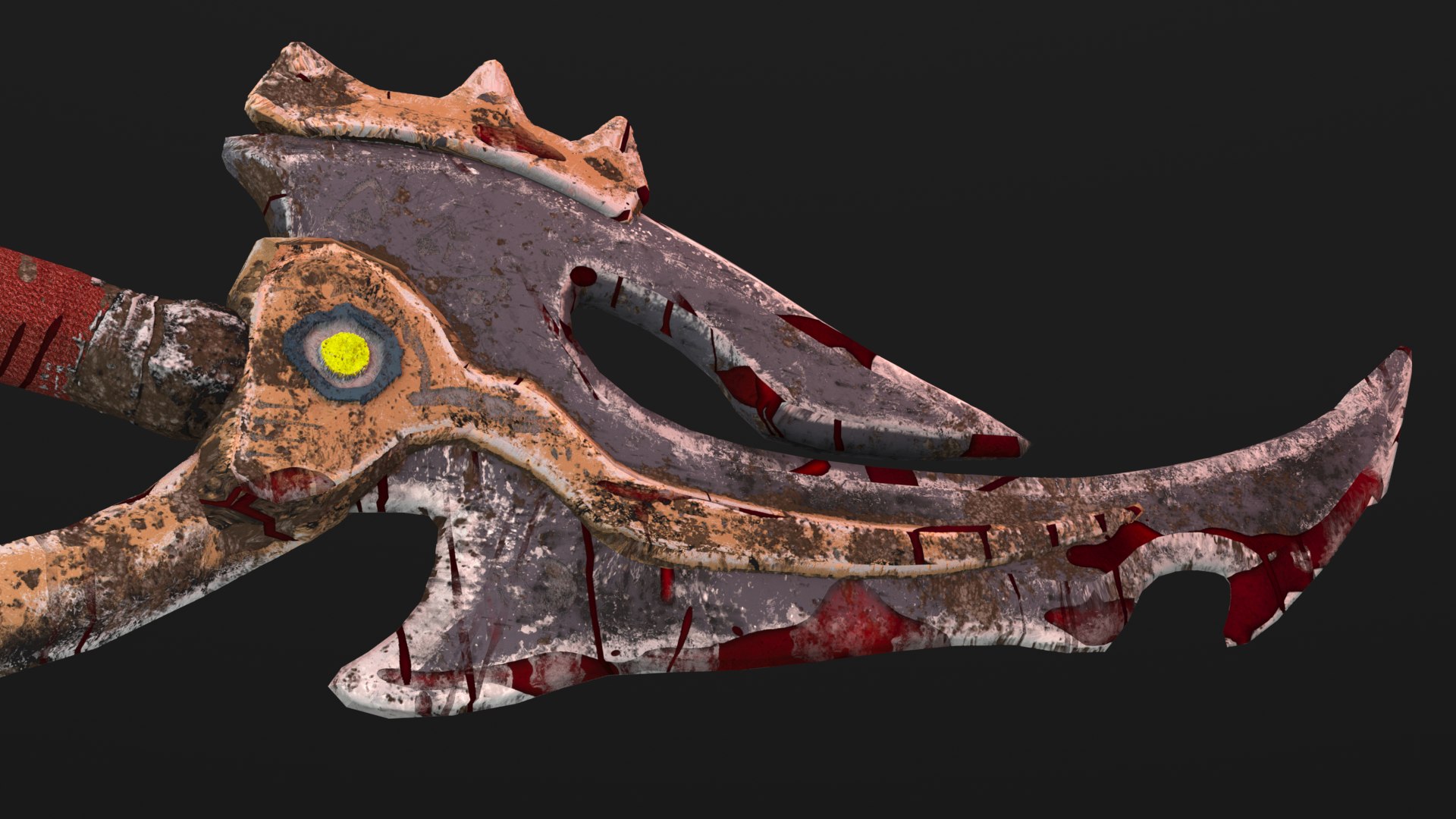 3D Double Bladed Sword - TurboSquid 1725815