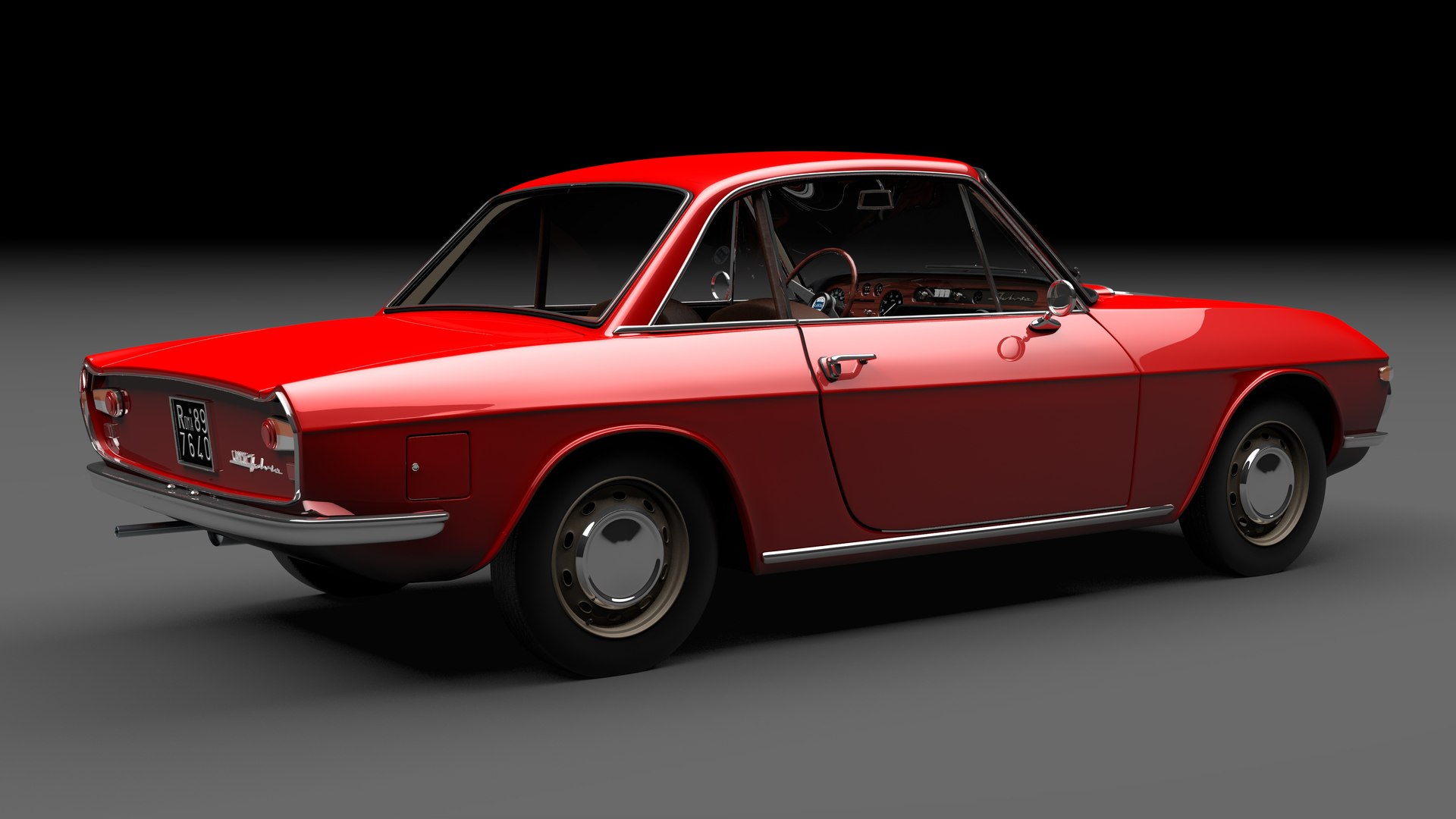 3d Lancia Coupe Fulvia Model