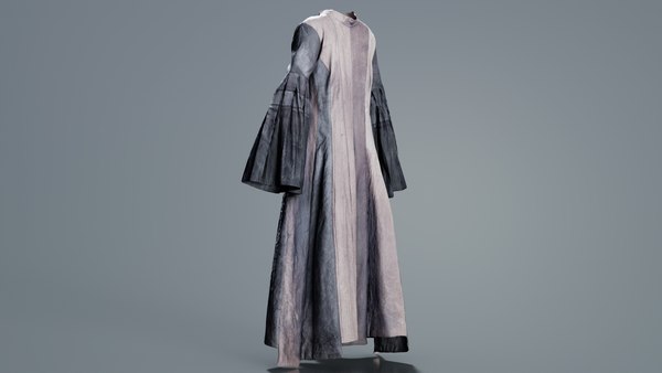 modelo 3d Vestido de varios paneles remasterizado - TurboSquid 2361418