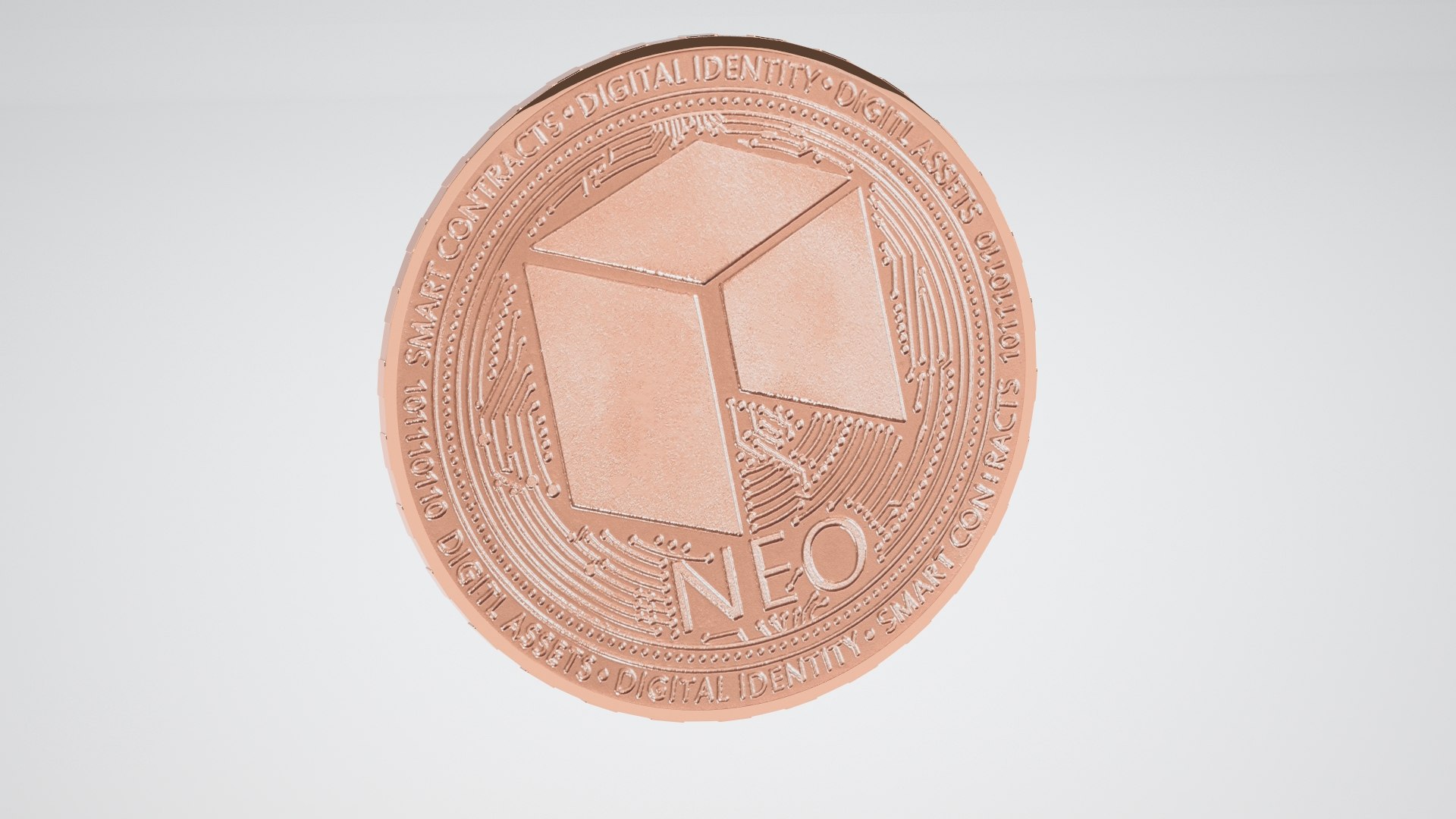 3D Copper NEO Coin - TurboSquid 2399152