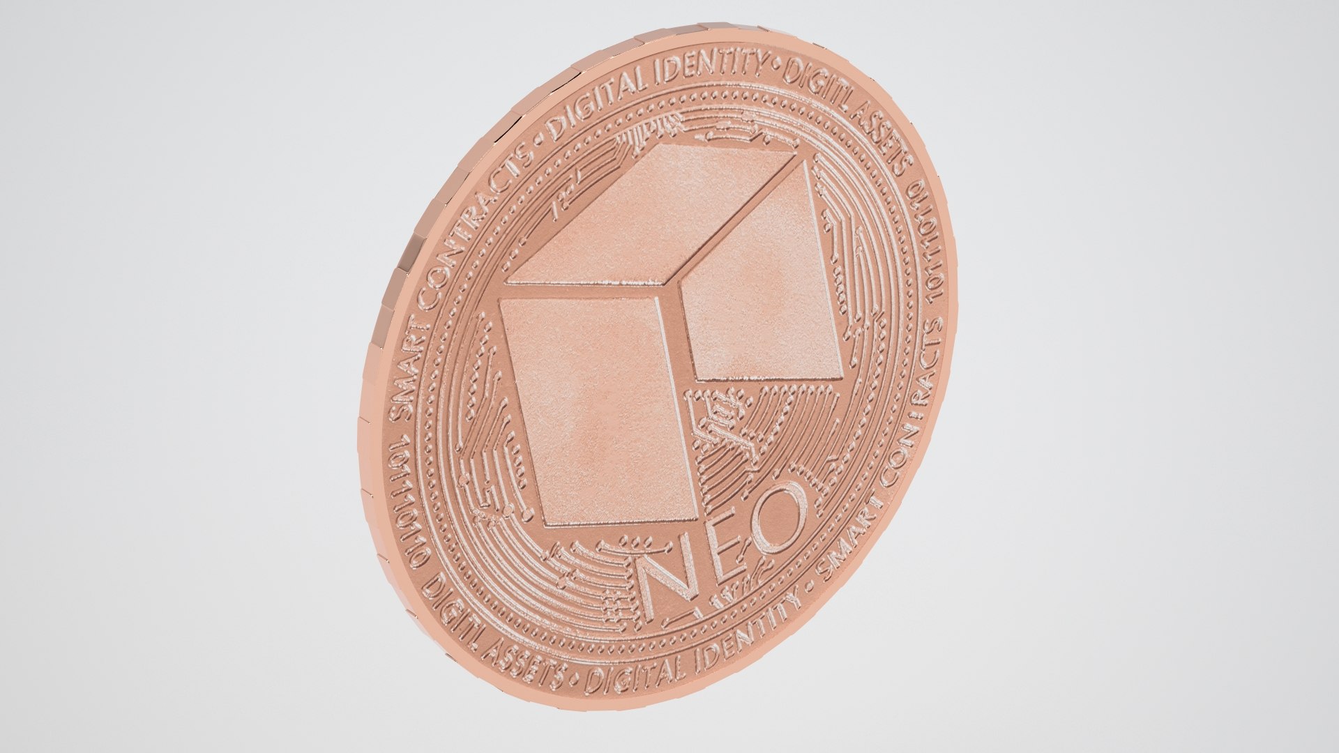 3D Copper NEO Coin - TurboSquid 2399152